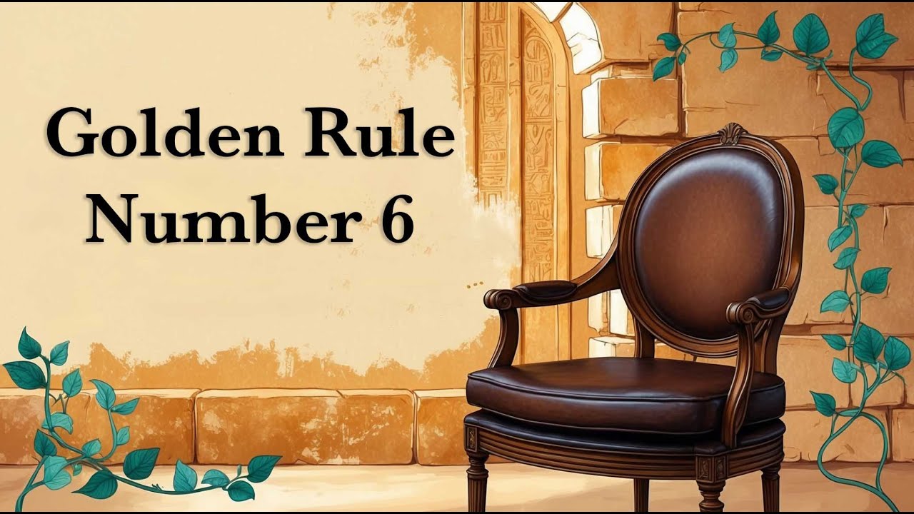 Golden Rule Number 6: Be not continually the hero of your own story ...