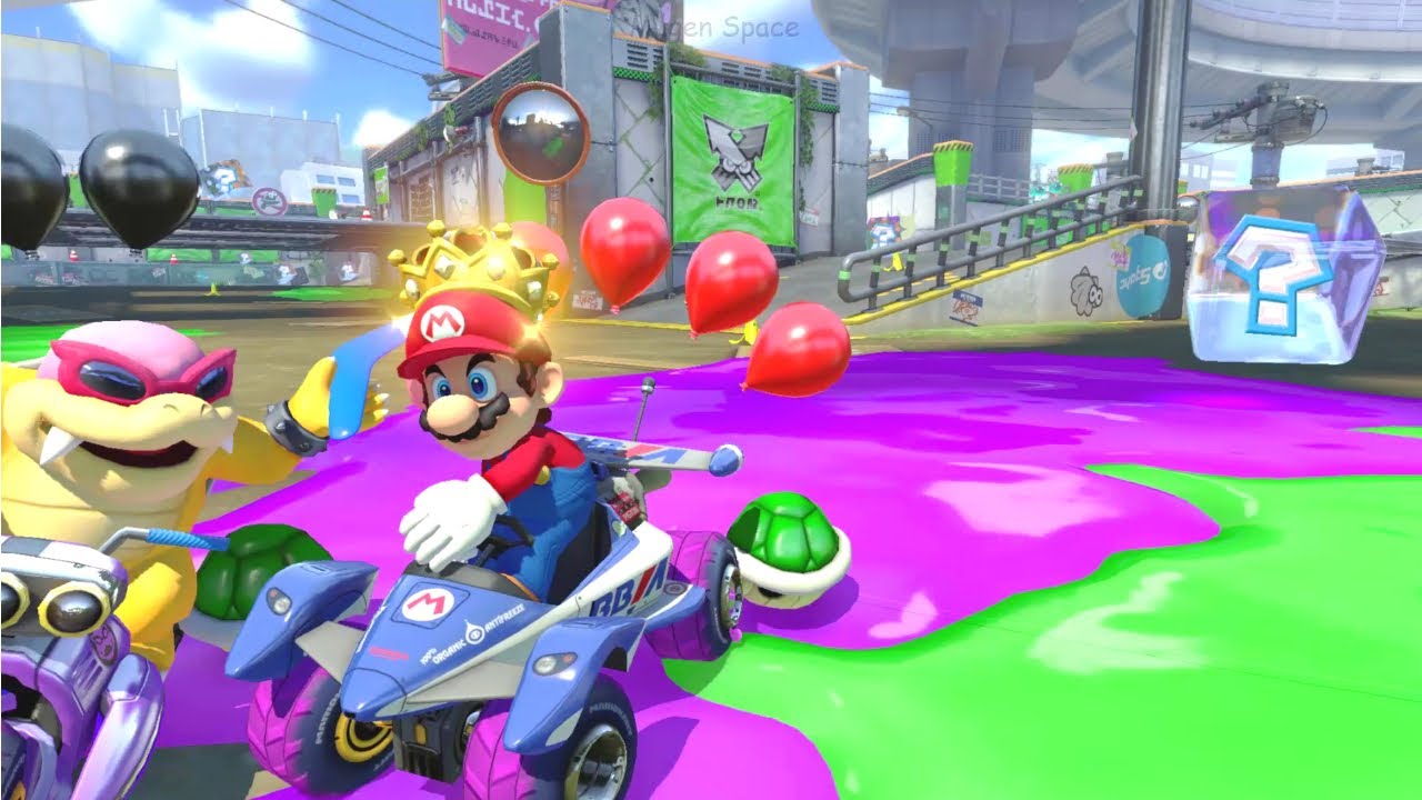 Mario Ballon Battle 3 Rounds I Mario Kart 8 Deluxe - YouTube