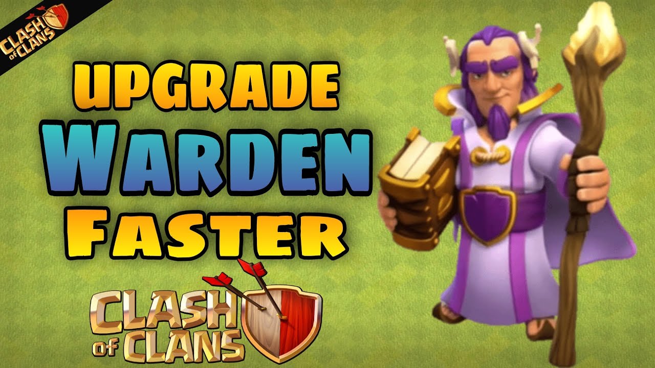 Upgrade Warden Fast! Rush Then Fix (Clash of Clans) - YouTube