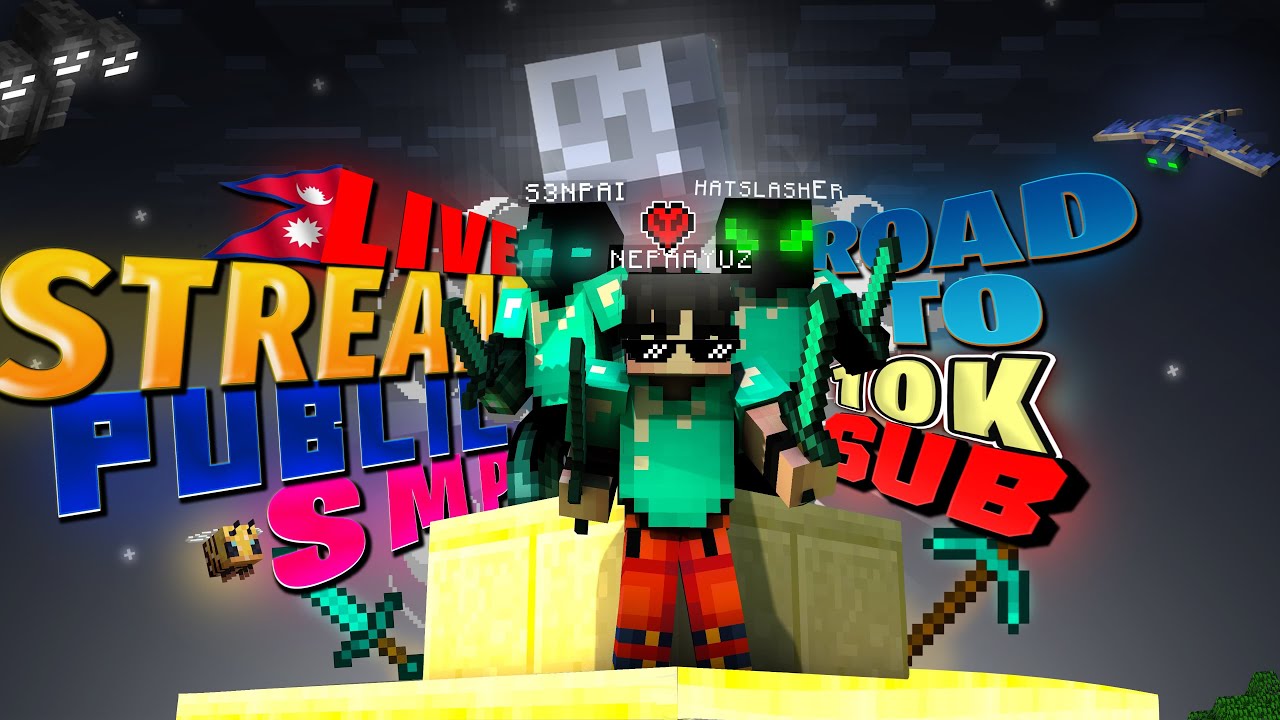 ROAD TO 10K | Nepali Live Stream |1.20.1 | NP SMP | GOKUSH SMP S2 ...