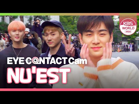 [4K] NU'EST EYE CONTACT CAM :: 뉴이스트 아이컨택캠 @ MUSIC BANK