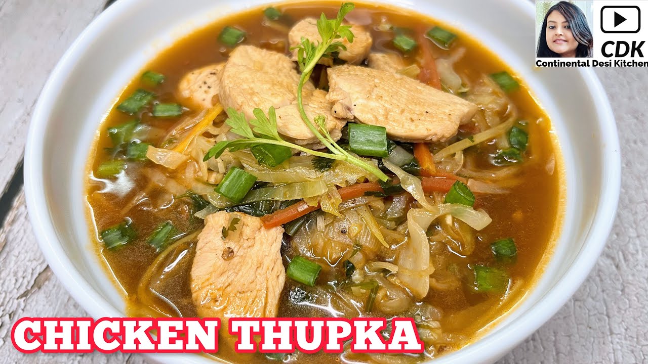 CHICKEN THUPKA RECIPE | Tibetan Chicken Noodle Soup | Winter Special ...