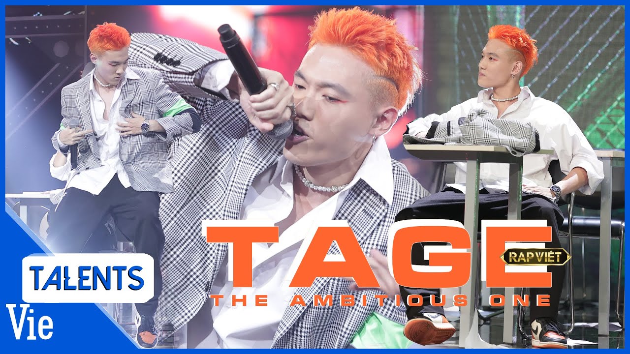 TAGE bật mode "có chị", tiếp tục rap về học đường với vẻ điển trai ...