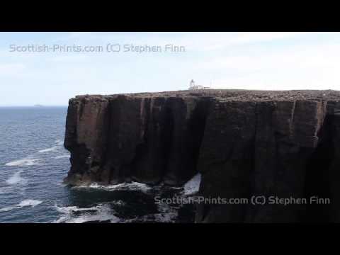 Cliffs and Eshaness Lighthouse Northmavine Shetland Scotland - YouTube