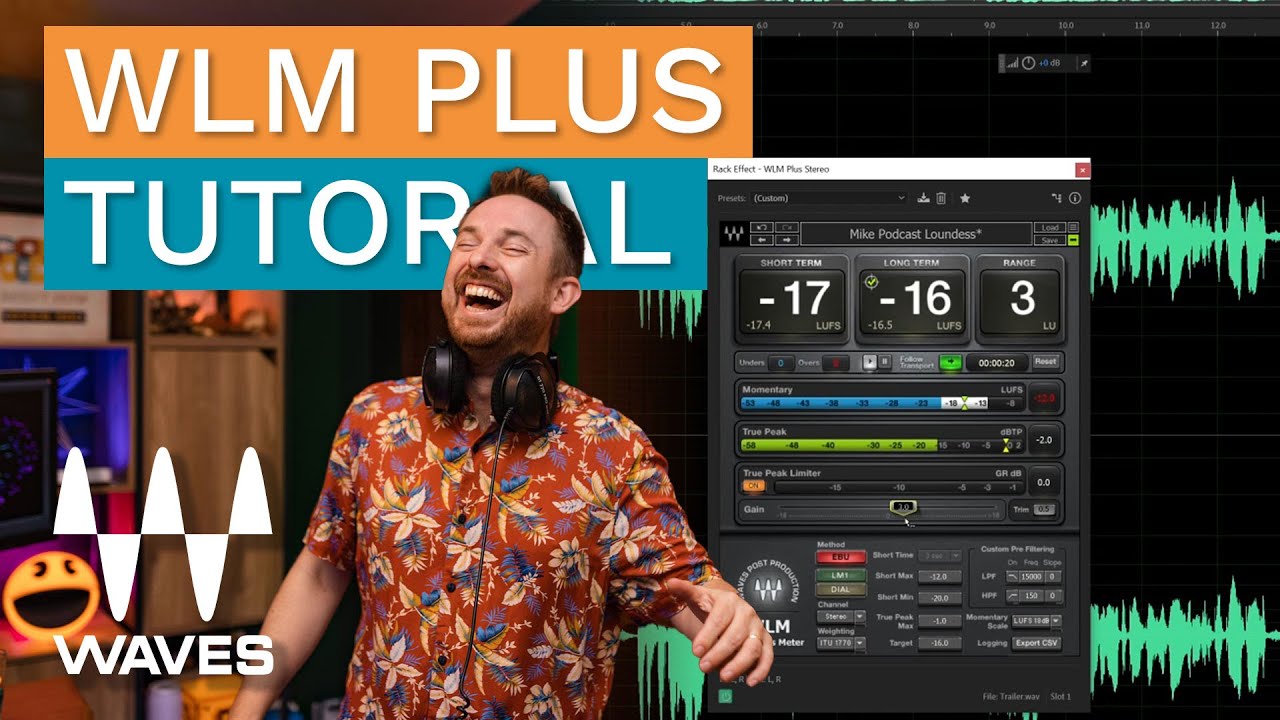 Waves WLM Plus Loudness Meter Tutorial - YouTube