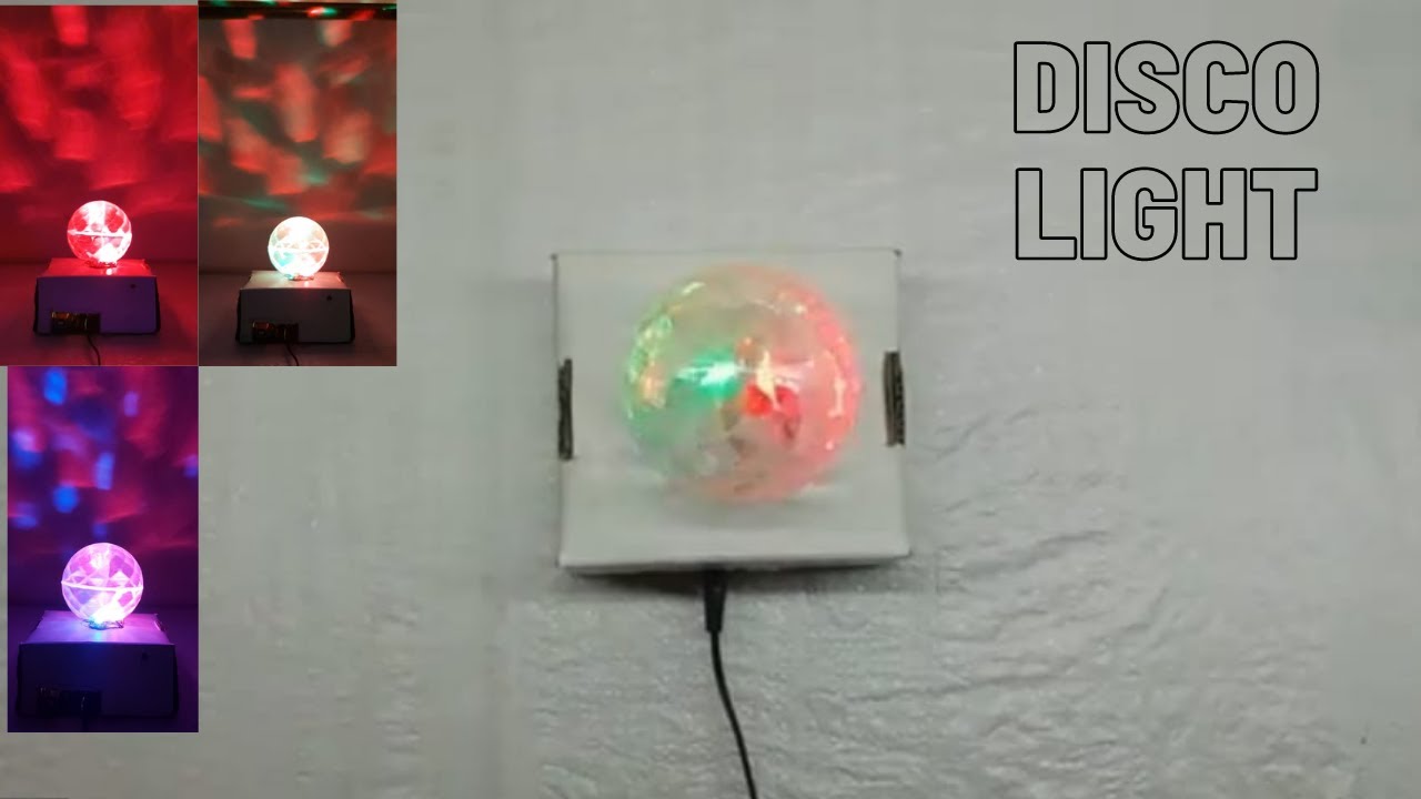 Disco Light | How to make a Sound reactive disco light | Arduino and ...