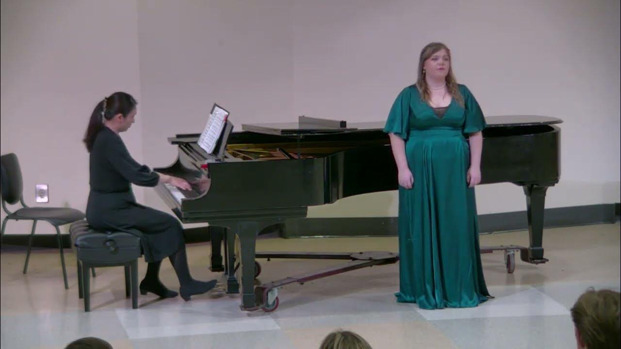 Heather Blais, junior voice recital - YouTube