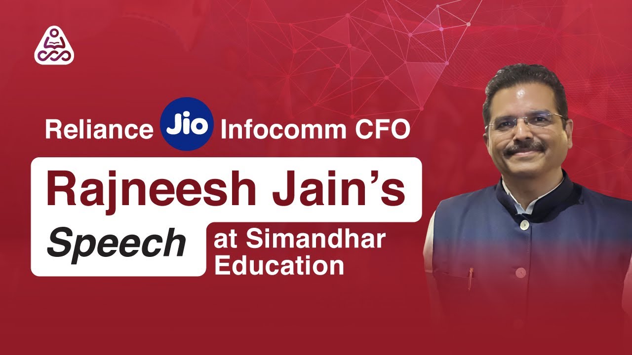Reliance Jio CFO Rajneesh Jain’s Speech at Simandhar HQ | Tribute to ...