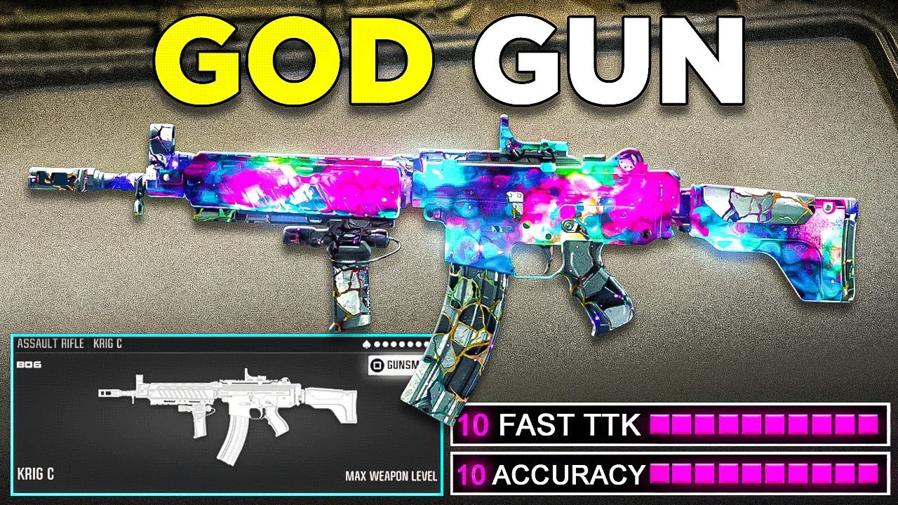 the NEW *GOD GUN* in BO6 SEASON 4! 😍 (Best KRIG C Class Setup) - Black ...