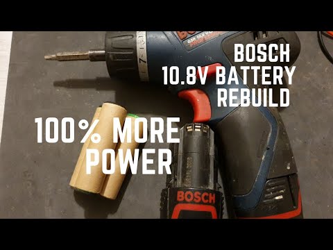 Steigern Sie die Leistung Ihres 10,8-V-Bosch-Schraubendrehers mit einem Akku-Upgrade! #Elektrower...