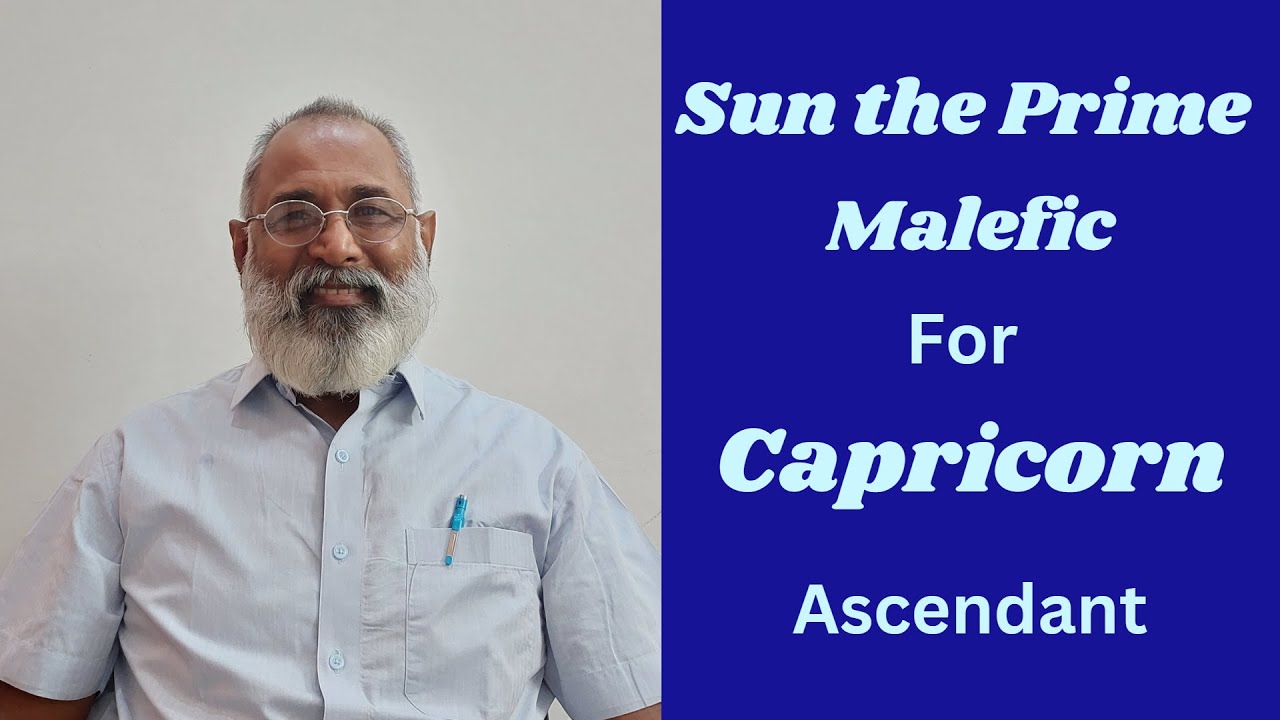 Class - 412 // Malefic Planets defined for Capricorn Ascendant - YouTube