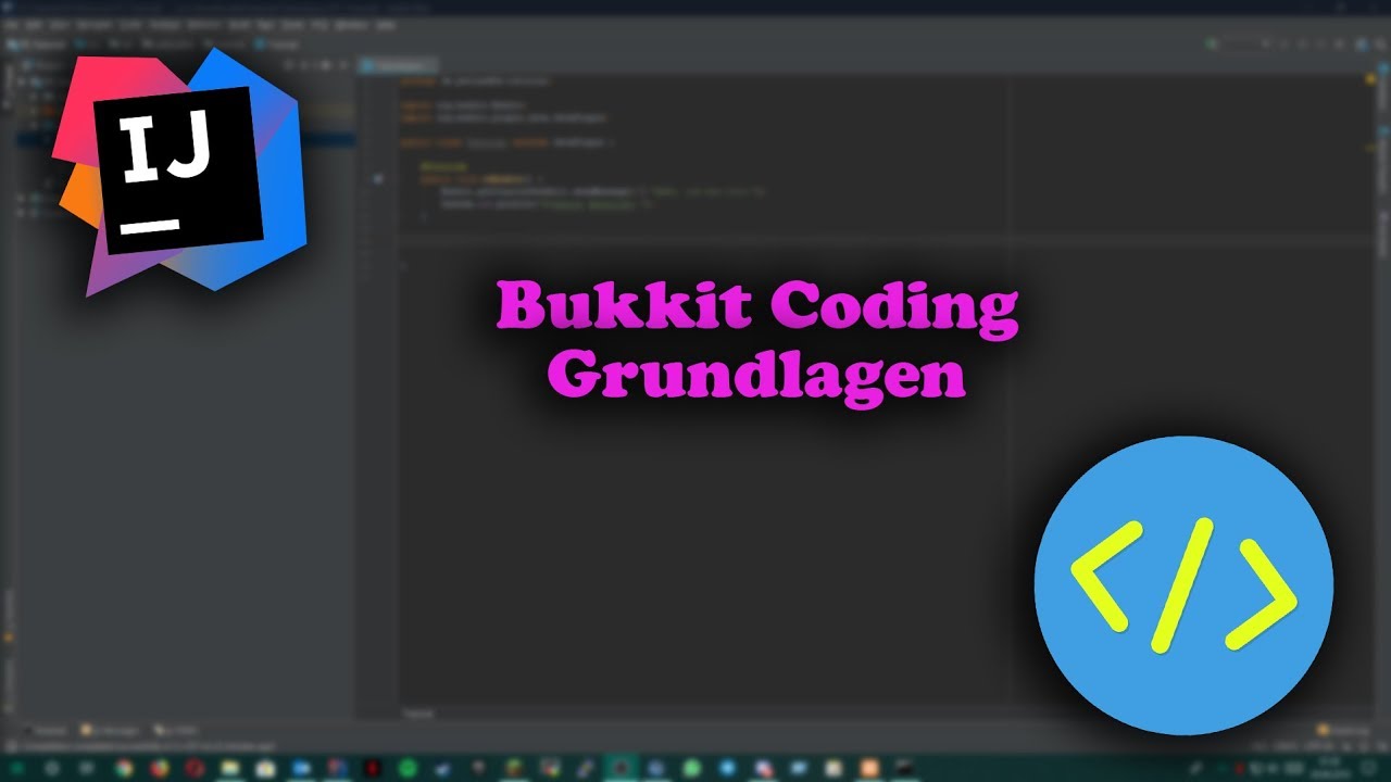 Grundlagen Bukkit Coding [Intellij] - YouTube