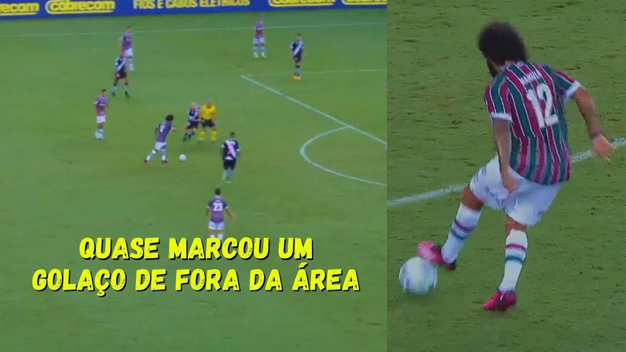 MARCELO DEU UM LINDO DRIBLE | Marcelo vs Vasco - YouTube