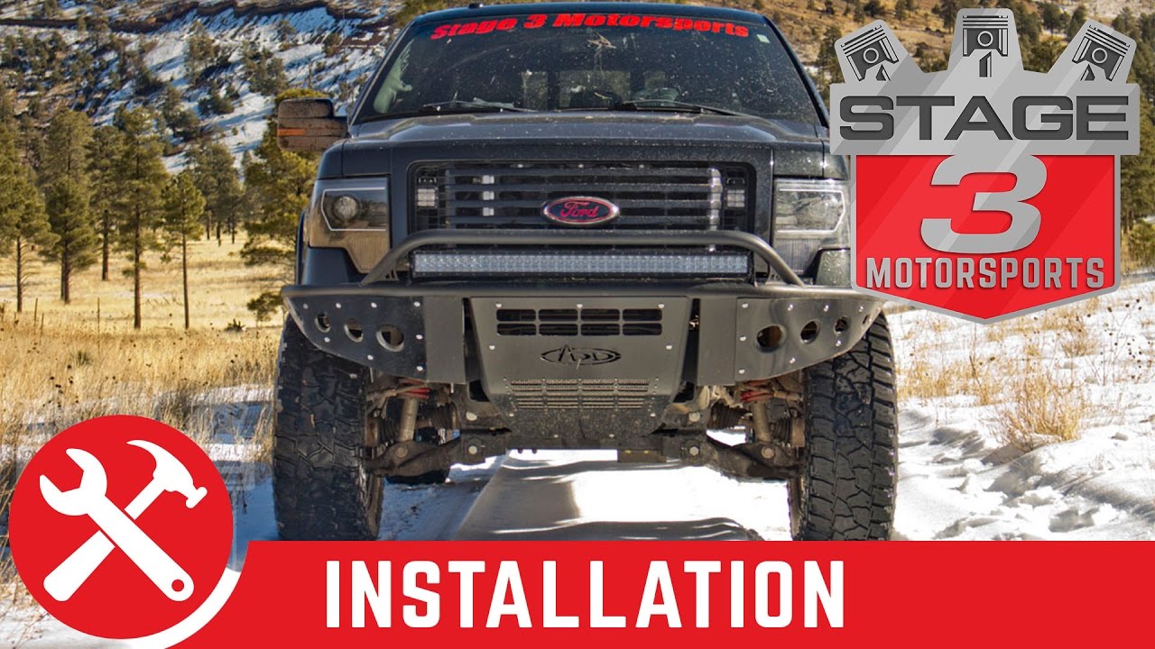 2011-2014 F-150 ADD Stealth Front Bumper Install - YouTube