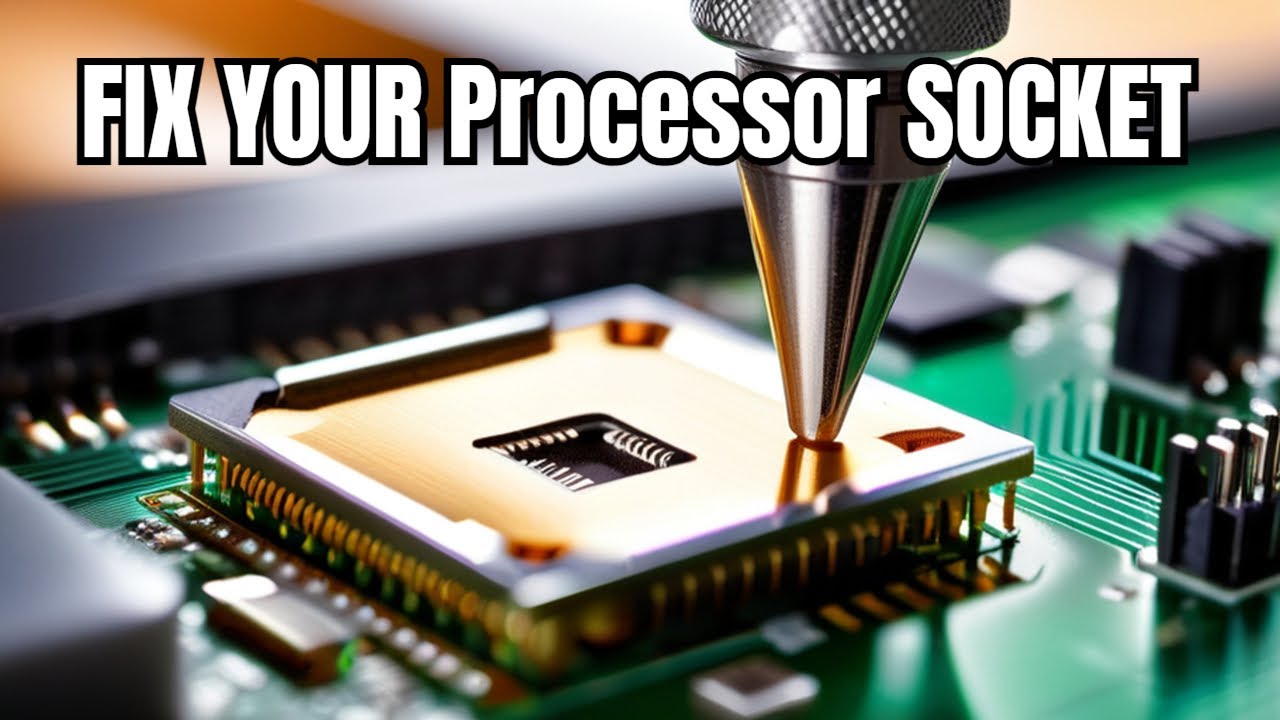 how to fix processor socket pin - YouTube