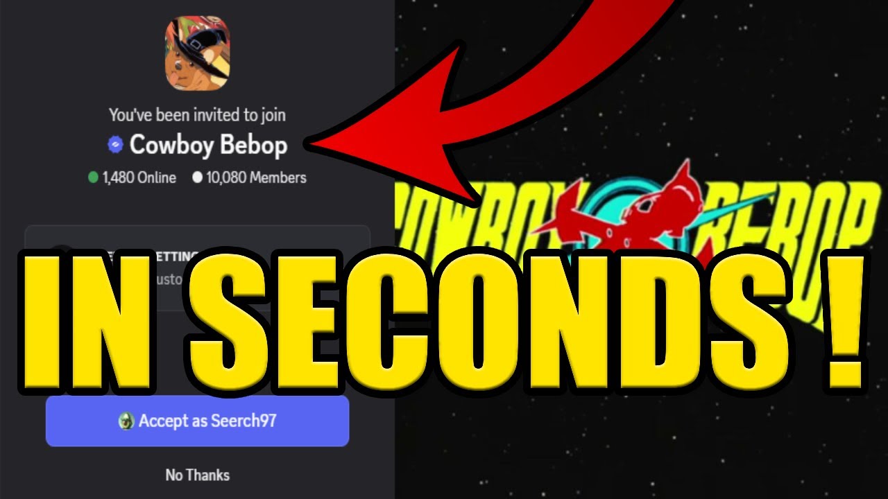 HOW to JOIN COWBOY BEBOP DISCORD SERVER - YouTube