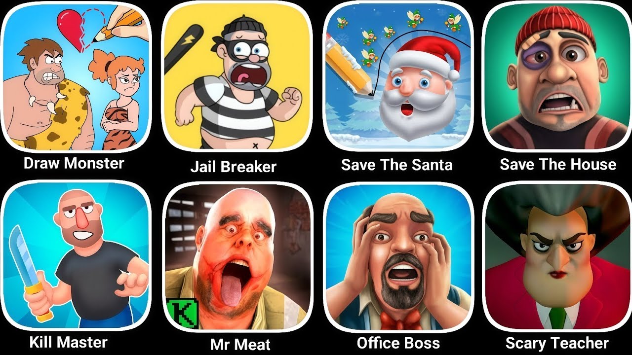 Draw Master,Jail Breaker,Save The Santa,Save The House,Kill Master,Mr ...