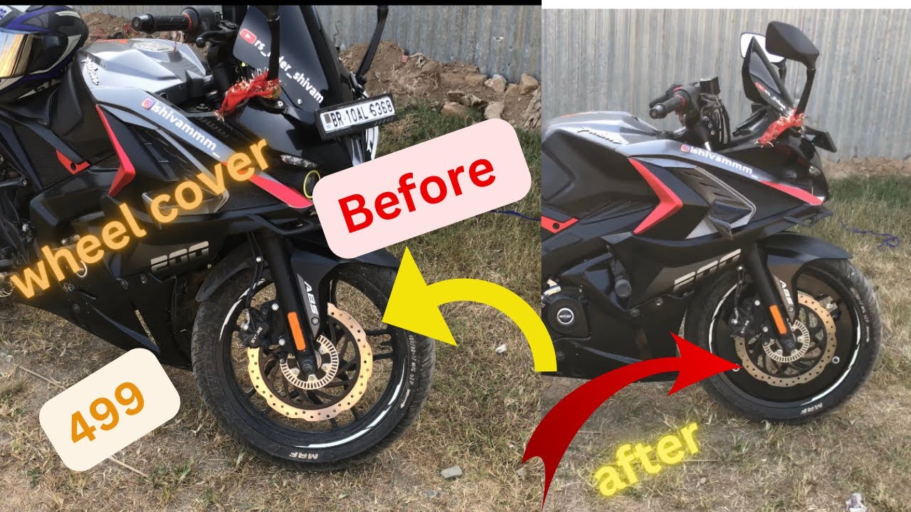 Installing wheel cover on my rs200 / #rslover #rs200 - YouTube