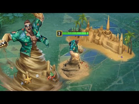 SANDMAN 'Beach Bully' Skin Gameplay - MARVEL Super War - YouTube