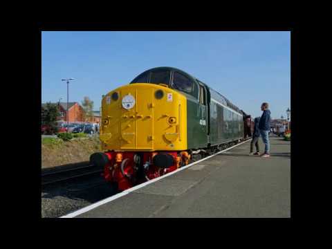 Class 40 40106 'Atlantic Conveyor' at the Severn Valley Railway 20/4/19 ...