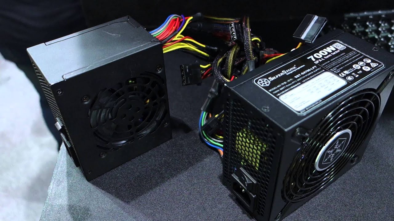 Silverstone shows off its new 700 watt SFX PSU (Computex 2015) - YouTube