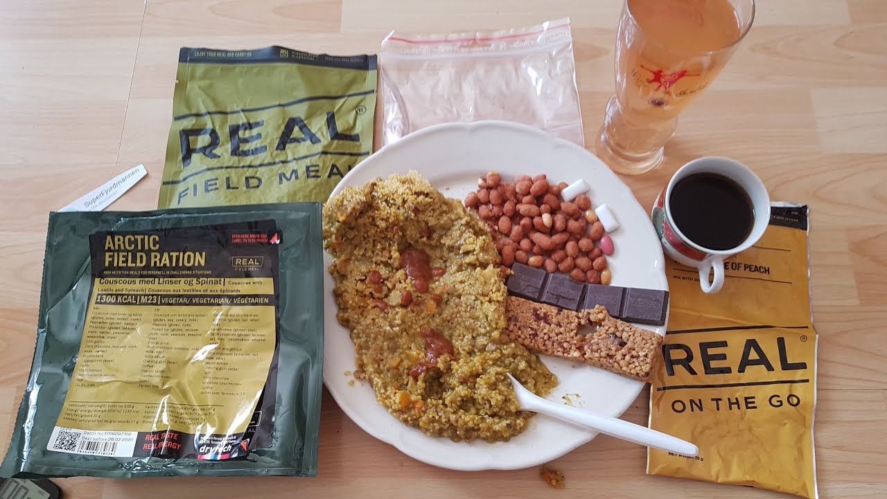 Norwegian MRE Arctic Field Ration Menu 23: Couscous With Lentils and ...