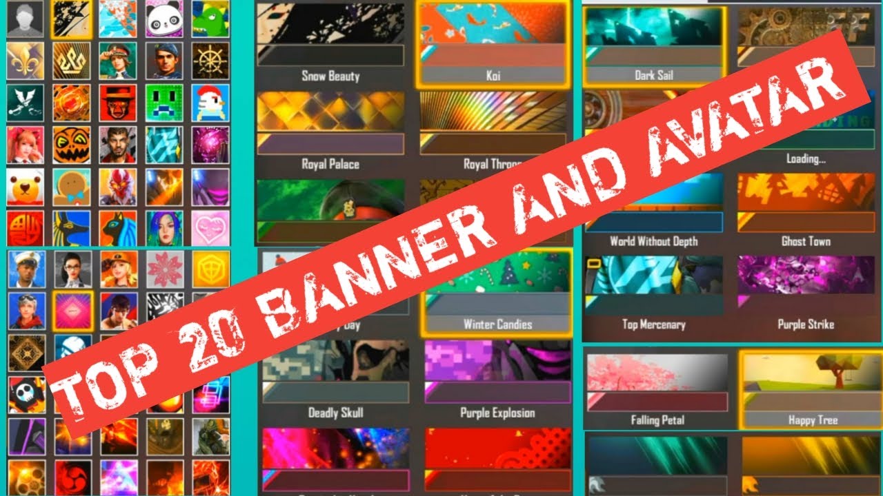 Free Fire Old Avatar And Banner Free Fire Old Collection Para