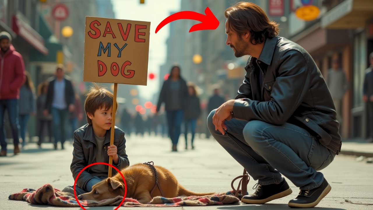 Homeless Boy Begged to Save His Dog, Keanu Reeves Took Remarkable ...