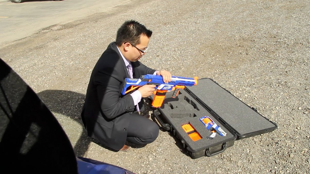 Cubicle Warfare, Dart Gun Car Ambush - The Office Life - YouTube