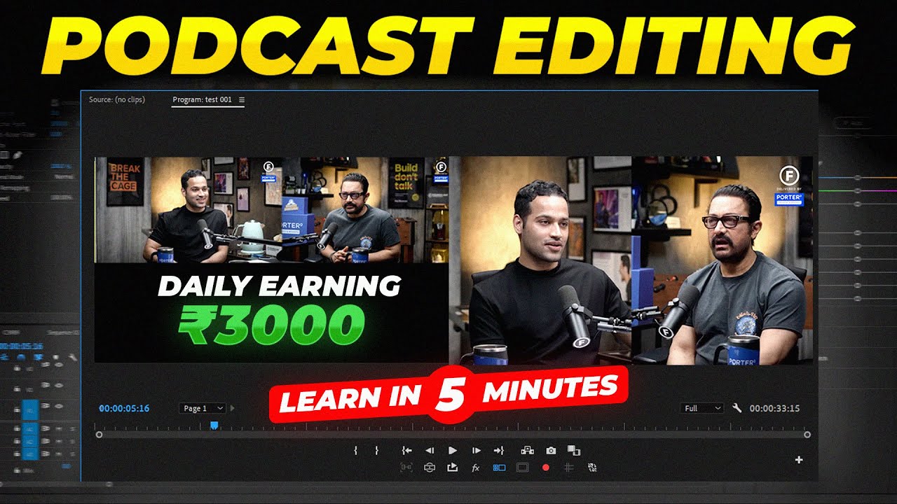 How to Edit Podcasts in Premiere Pro: Learn Podcast Editing in 5 ...