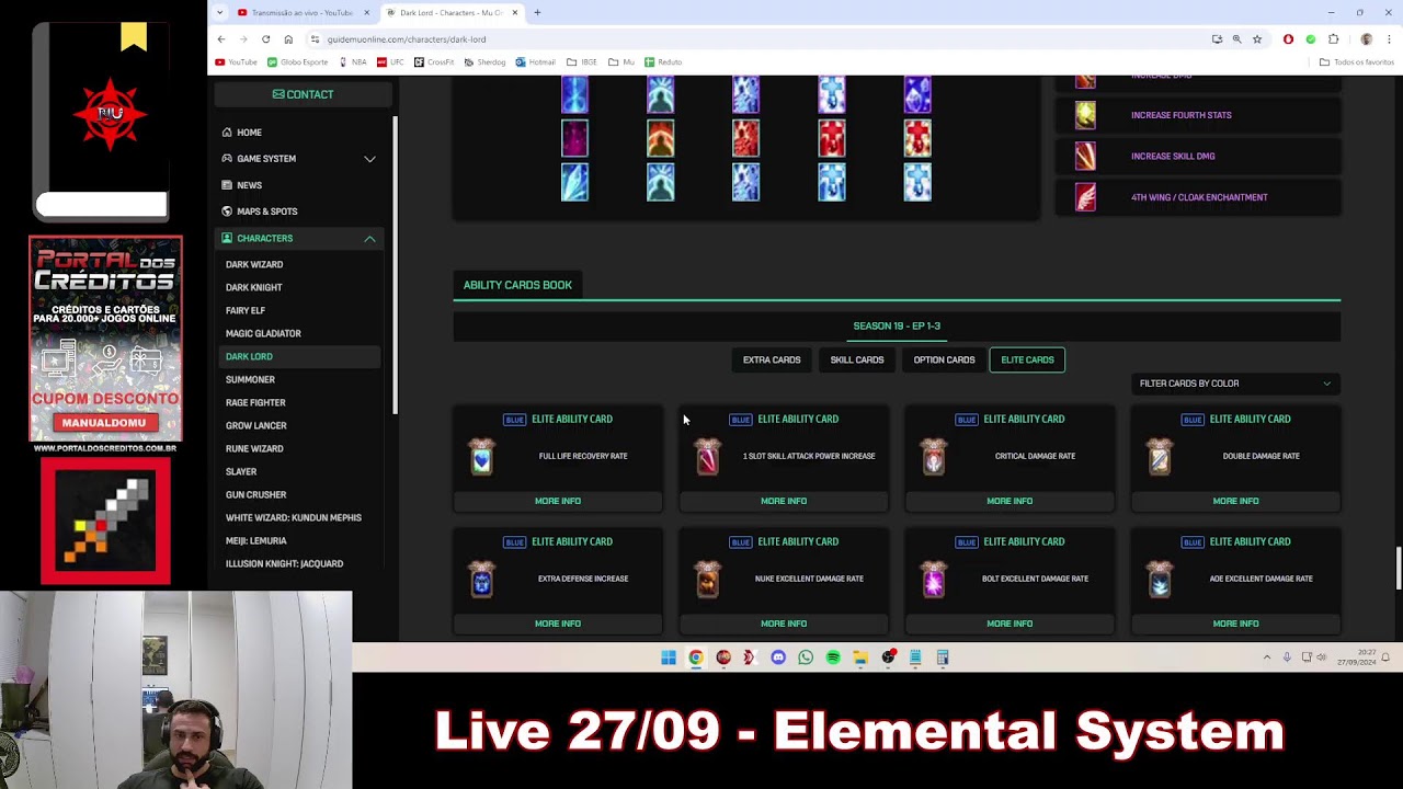 Live 27/09 - Elemental System - YouTube