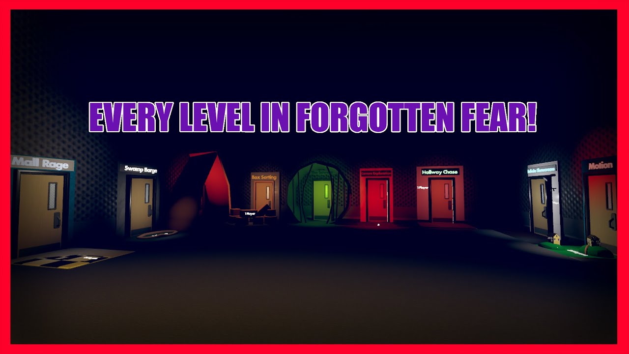 Beating Every Forgotten Fear Level In 1 Video! #recroom #vr - YouTube