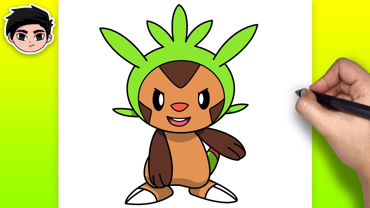 How to Draw CHESPIN from Pokemon | Easy Step-by-Step - YouTube