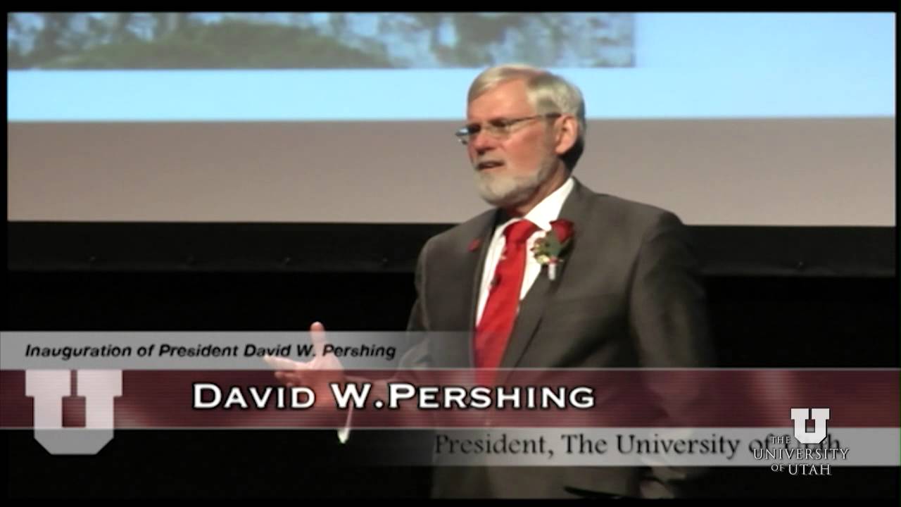 Inauguration Ceremony: President David W. Pershing - YouTube