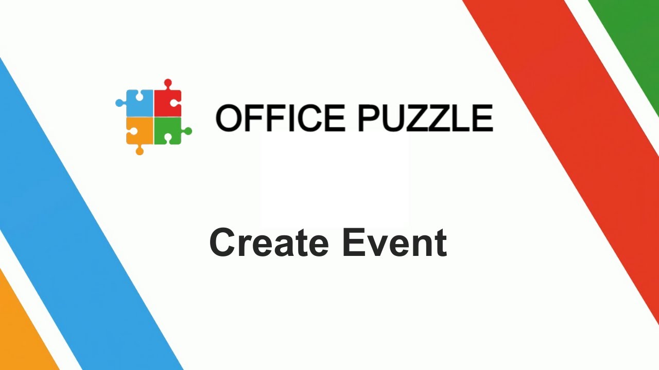 Office Puzzle - Create event - YouTube