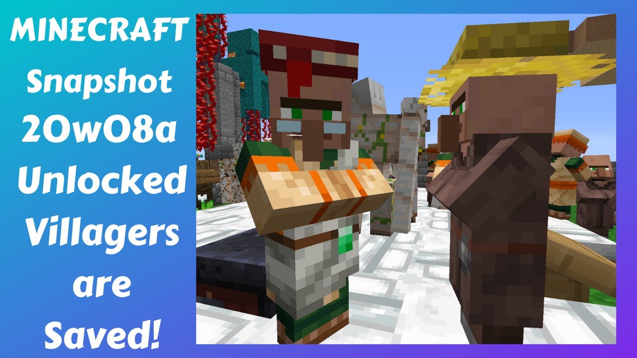 Minecraft Snapshot 20w08a: No more disappearing Villagers! Safe to ...
