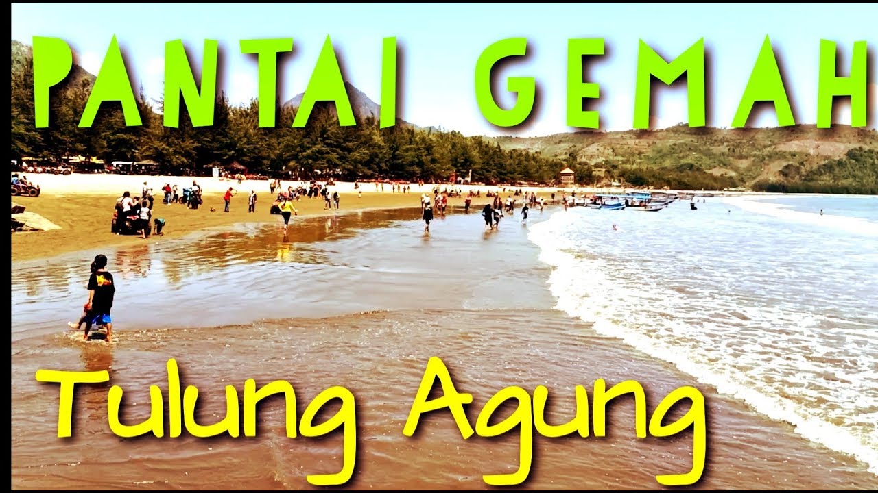 pantai gemah tulungagung jawa timur.indonesia pantai damai - YouTube