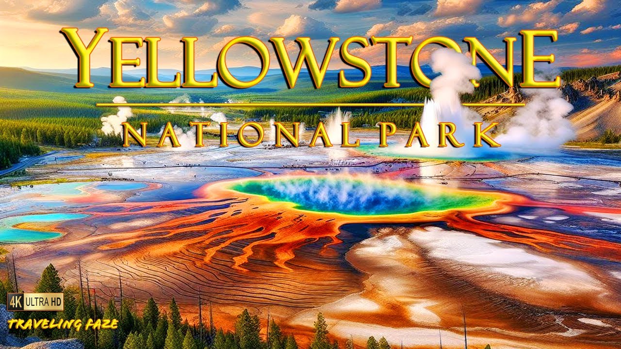 Yellowstone National Park, Wyoming, USA 4K ~ Cinematic Travel Video ...