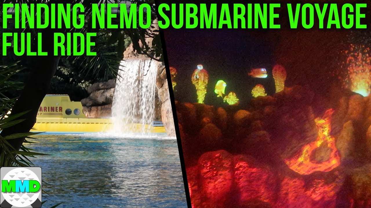 Finding Nemo Submarine Voyage - Full Ride POV - Disneyland 2017 - YouTube