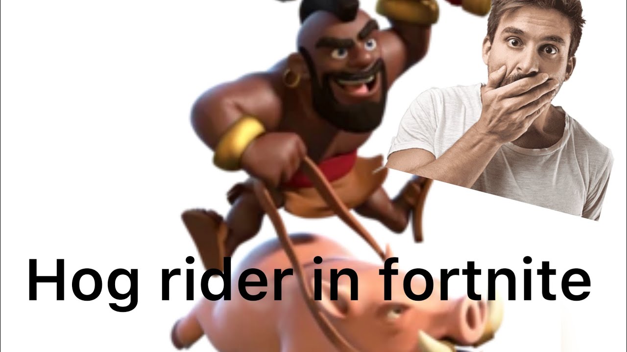 HOG RIDER IN FORTNITE #shorts - YouTube