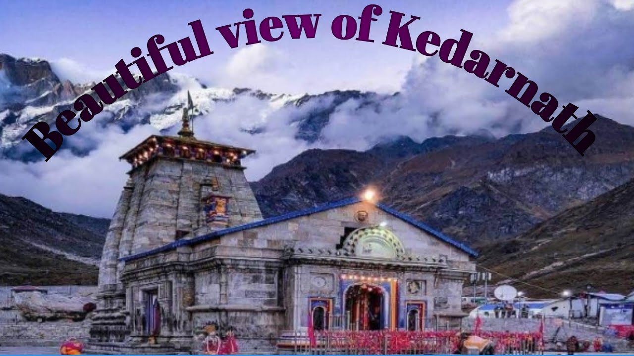 Beautiful view of kedarnath #kedarnaath - YouTube