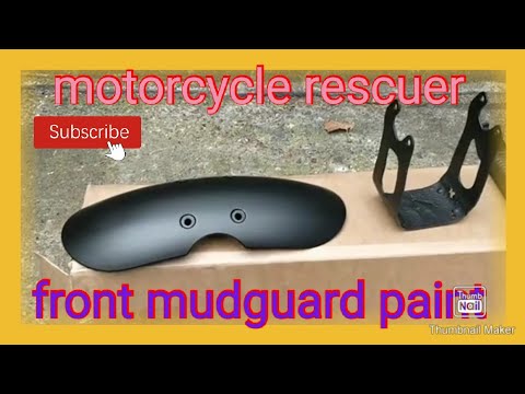 My best paint yet? Honda cb short front mudguard. Paint, sand paper, compounding, polishing ...