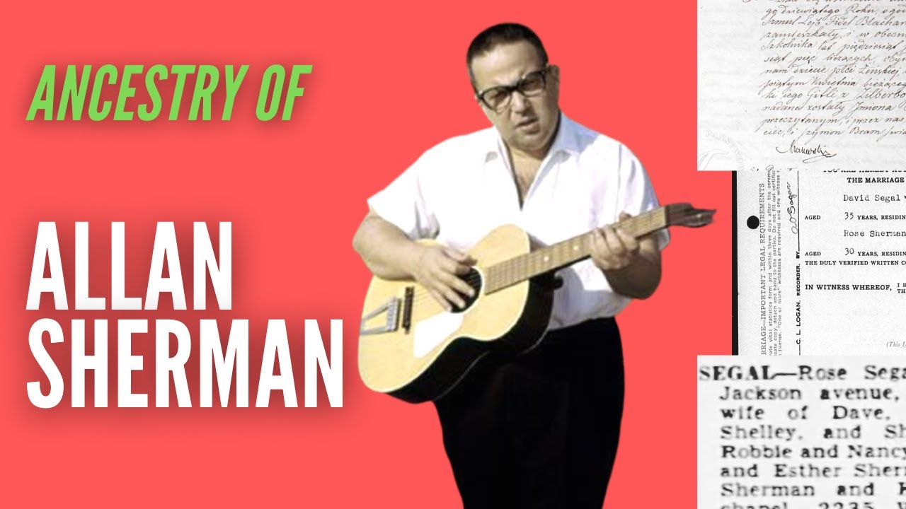 Genealogy of Allan Sherman | Famous Jews - YouTube