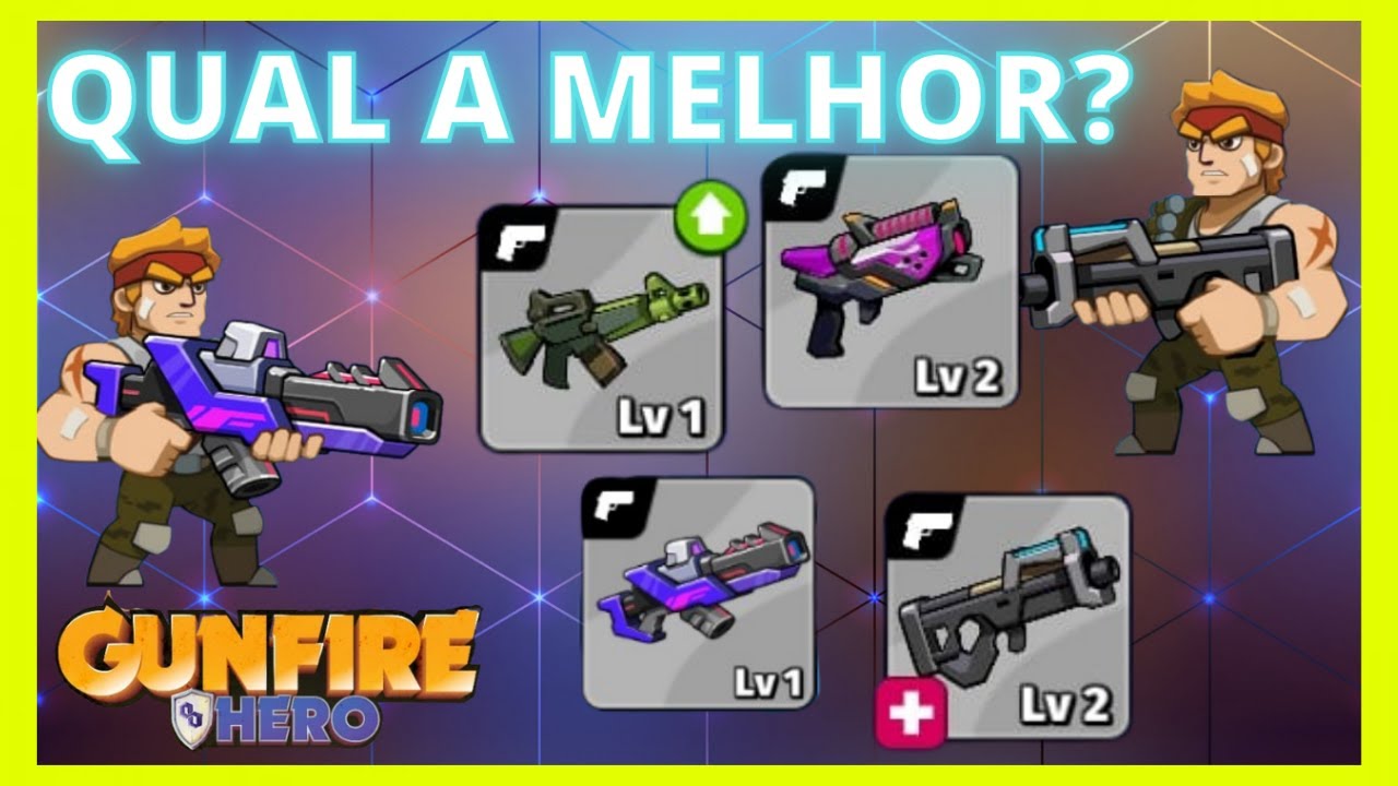 Gunfire Hero - Qual Melhor Arma Que Pode Ganhar no Começo do Jogo - YouTube