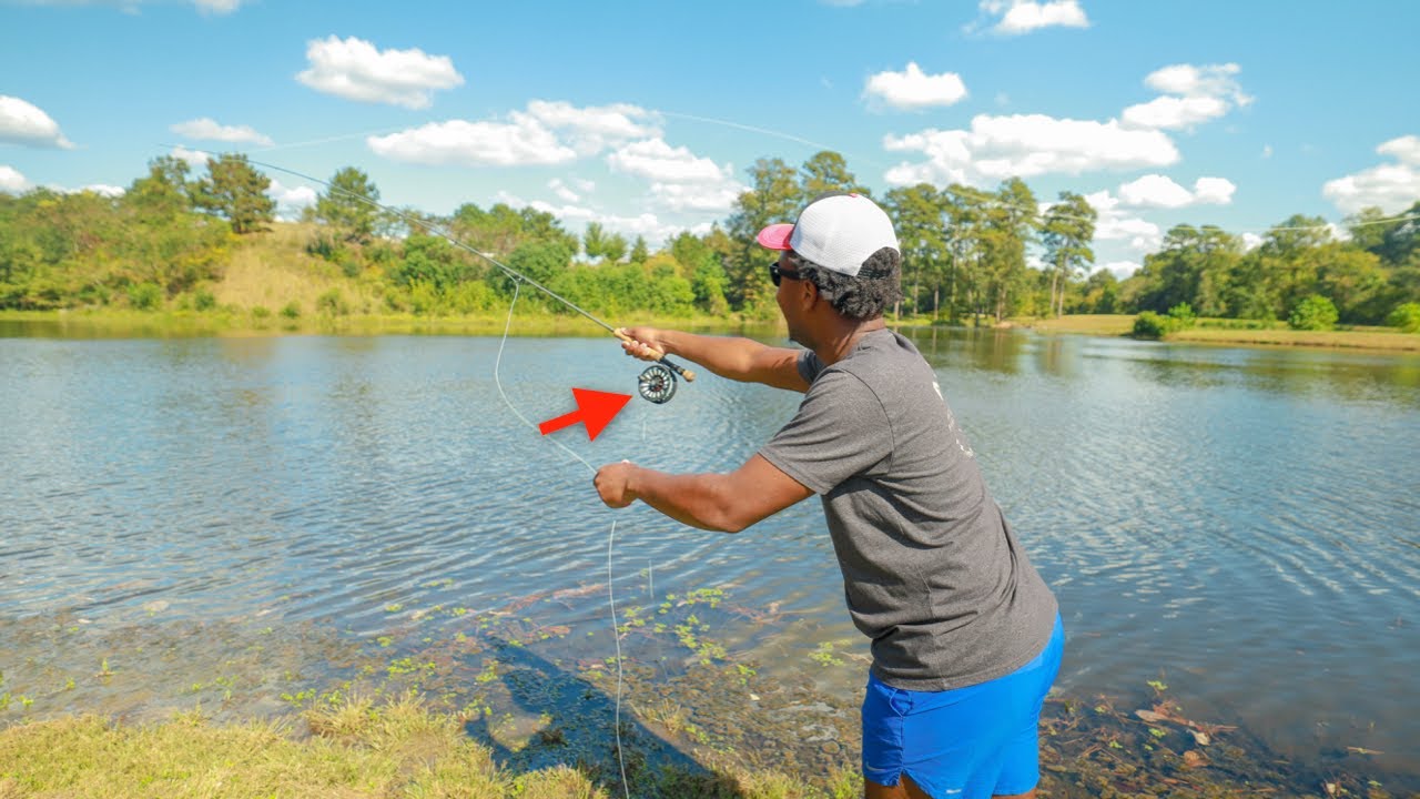 Fly Fishing My Favorite Bass Pond - YouTube