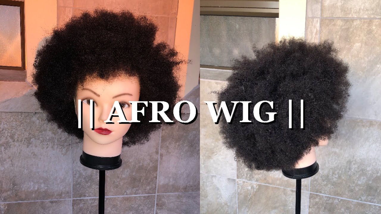 Watch me make a Afro Wig!! ||Tutorial || Using Crochet Needle ||🇿🇦SA ...