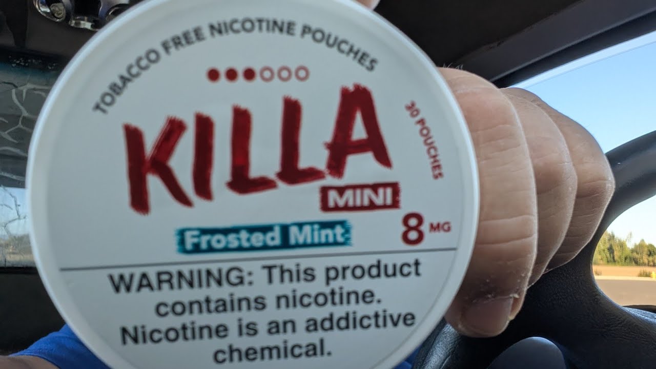 Killa Frosted Mint Nicotine Pouches Review - YouTube