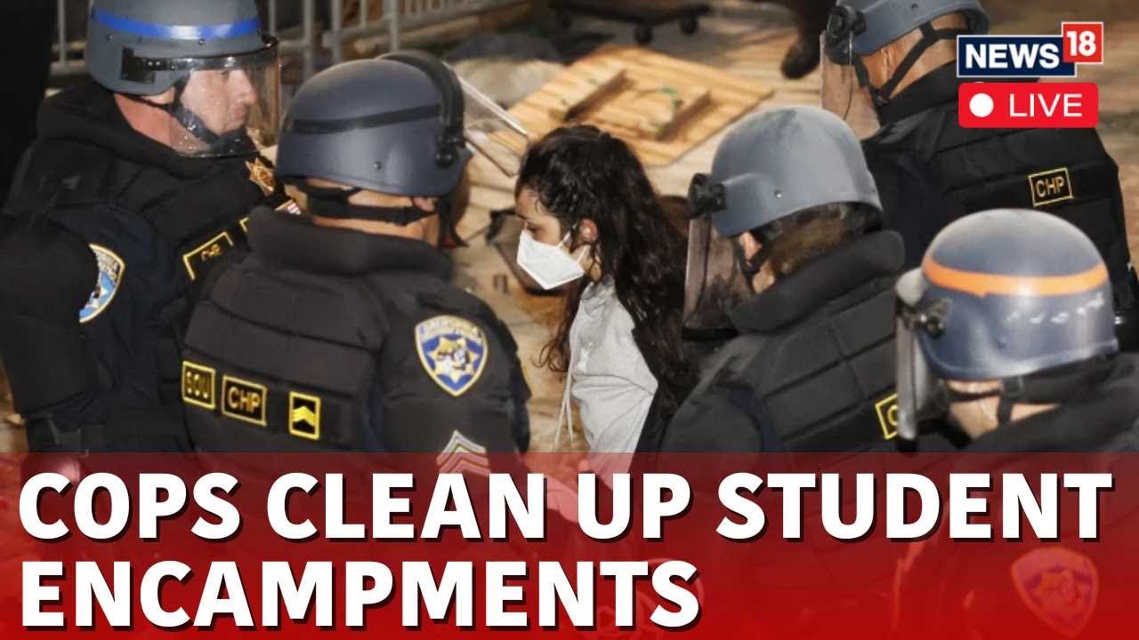 UCLA Campus Live Update | Police In Riot Gear Break Up Protests At UCLA ...