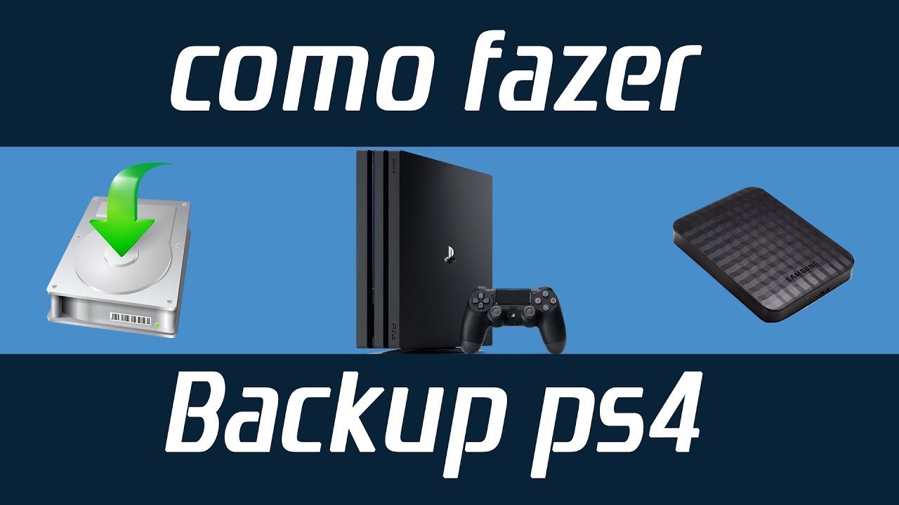 Como Fazer Backup no Ps4 - YouTube