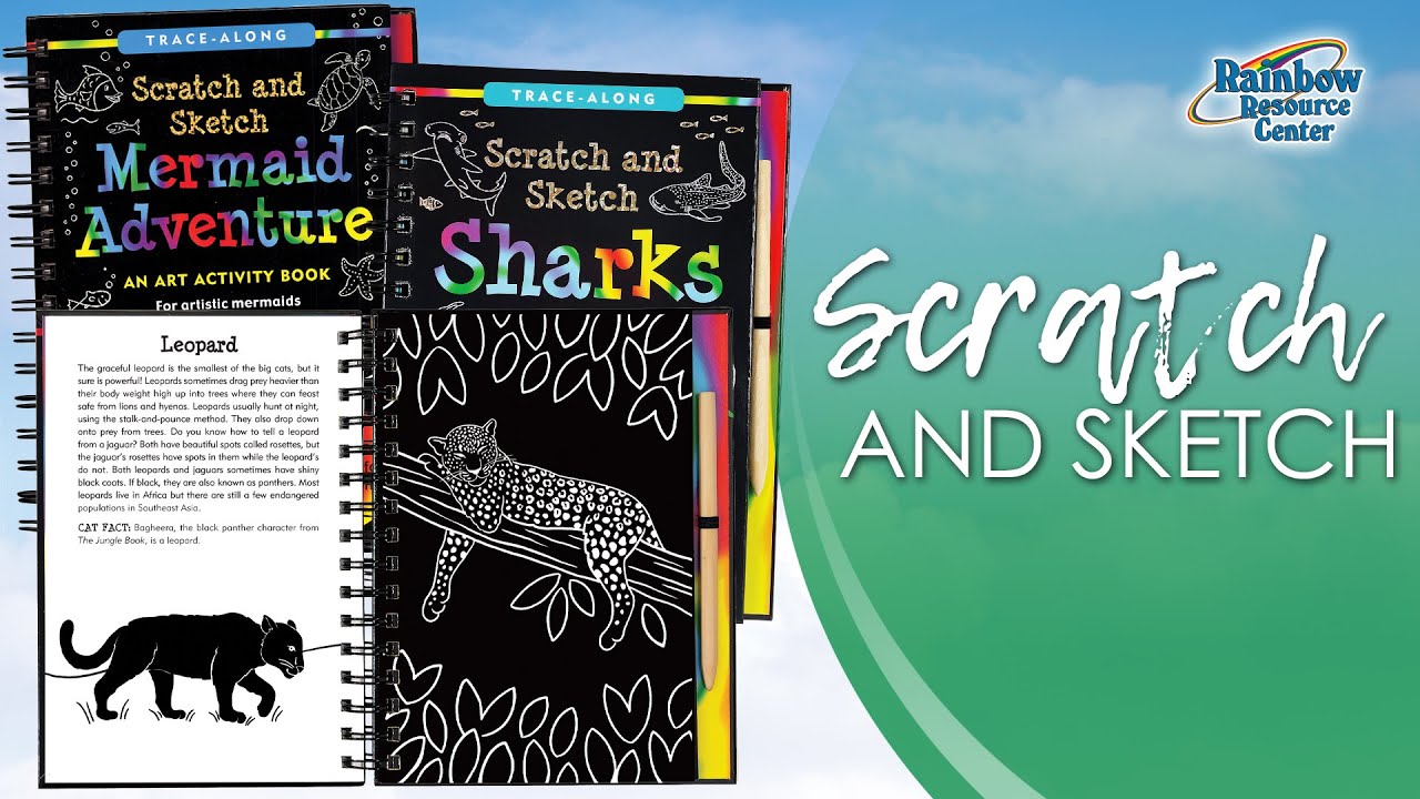 Scratch & Sketch Activity Books - YouTube